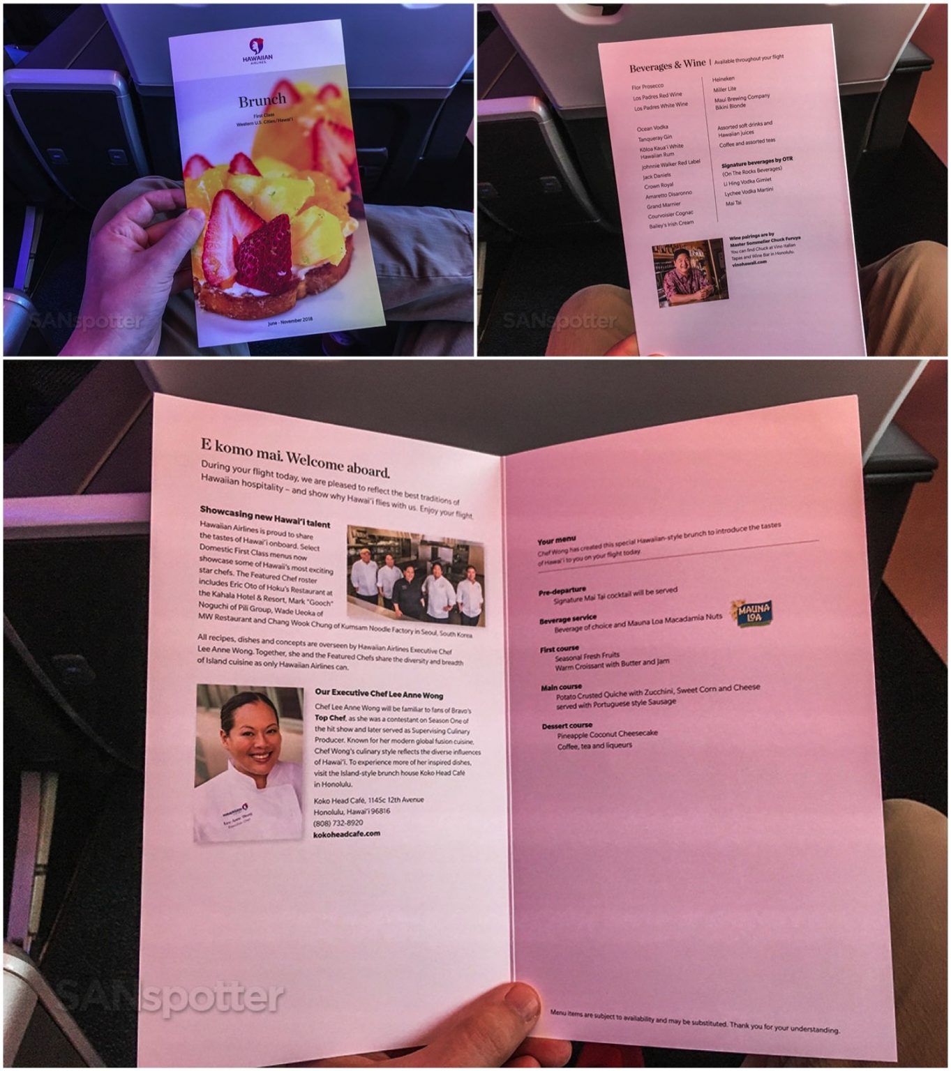 Hawaiian Airlines A321neo first class review: brown leather and hot ...