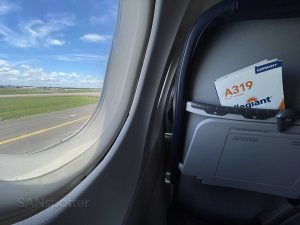 Allegiant Air A319 review: is a Legroom + seat worth the extra cost ...