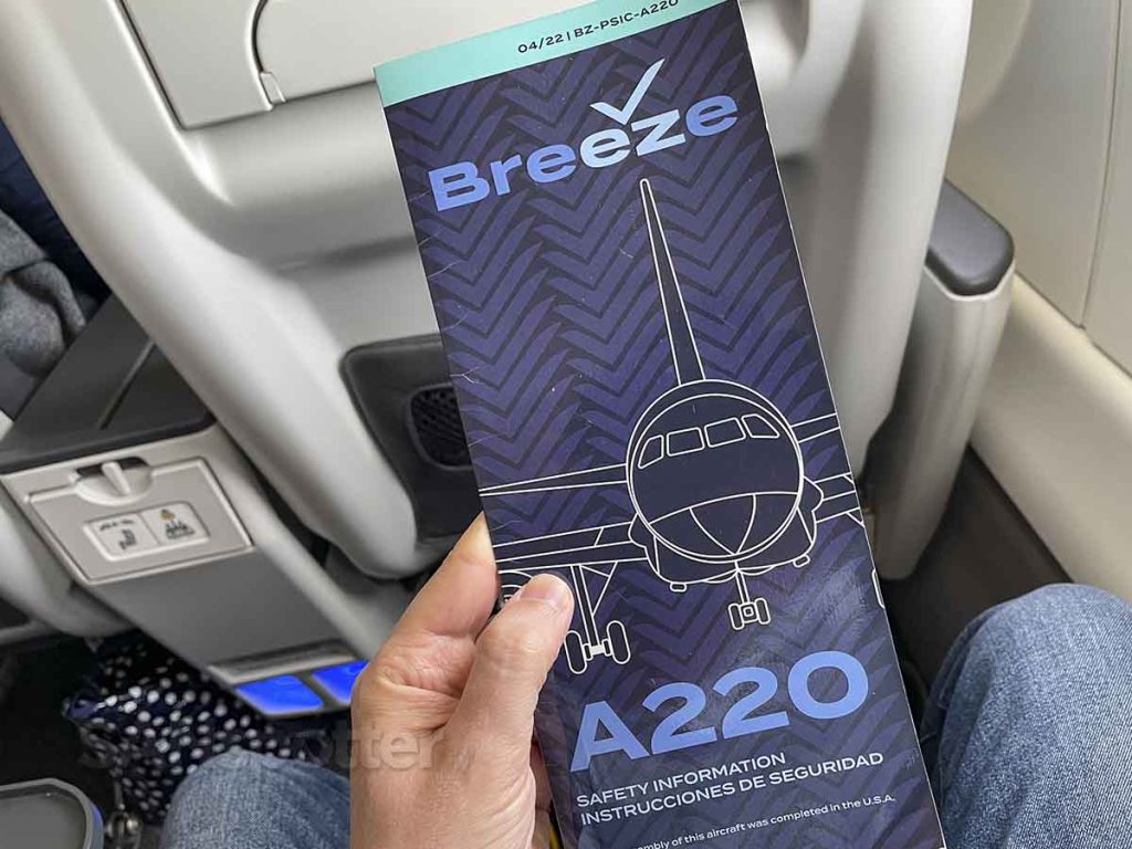 The Breeze Airways A220-300 “Nicest” seats are worth it! Here’s why… – SANspotter