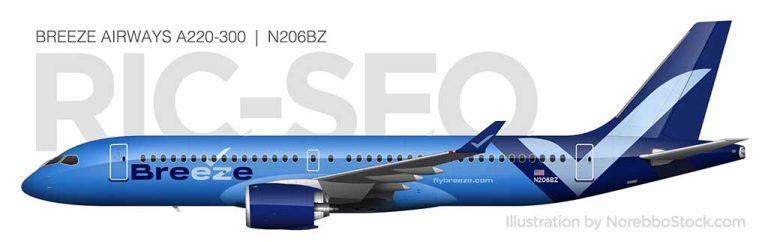 The Breeze Airways A220-300 “Nicest” seats are worth it! Here’s why ...