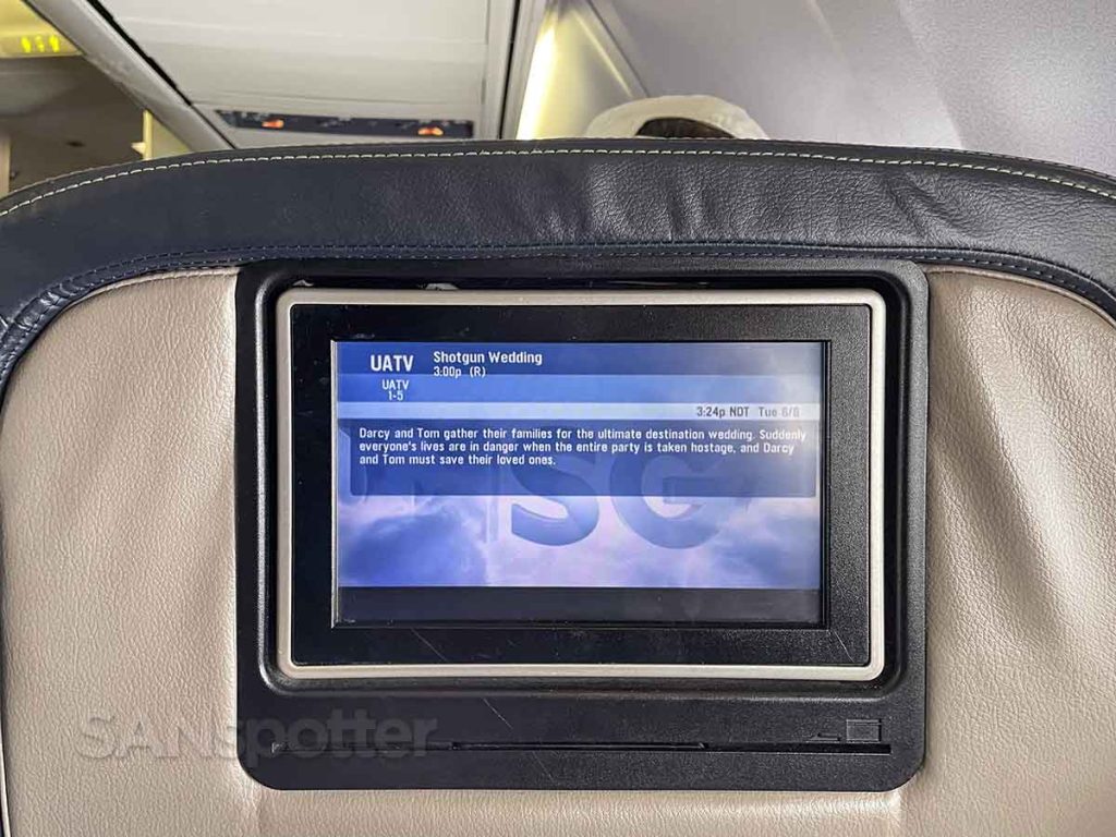 United 737-700 first class is basically the same ‘ol same ‘ol – SANspotter
